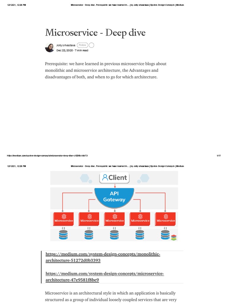 Microservice - Deep Dive | PDF | Modular Programming | Information Technology Management