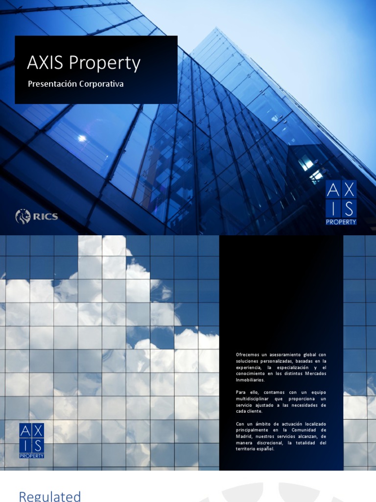 AXIS Property - Presentacion Corporativa | PDF | Marketing | España