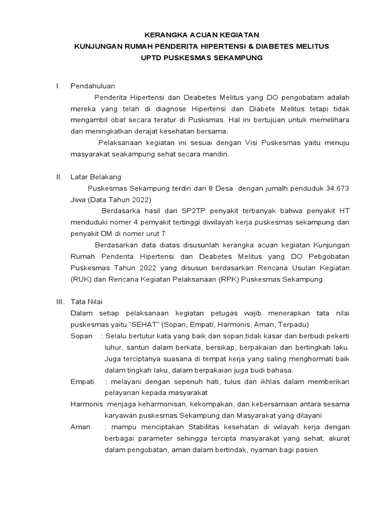 Kak HT & DM | PDF