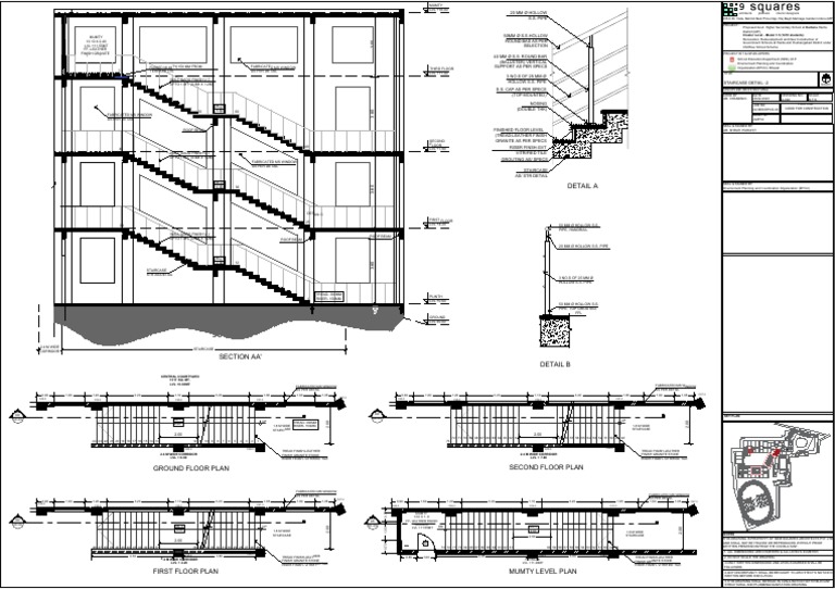 Detail A | PDF | Stairs | Architectural Design