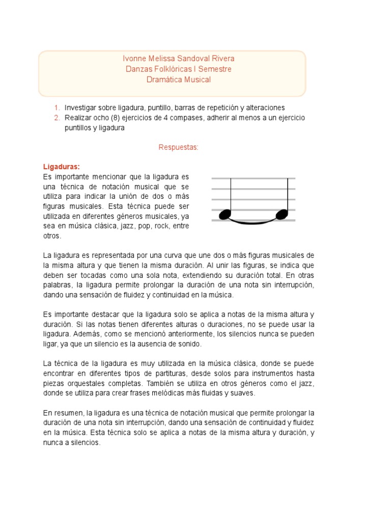 Gramática Musical y Ejercicios | PDF | Composiciones Musicales | Notación