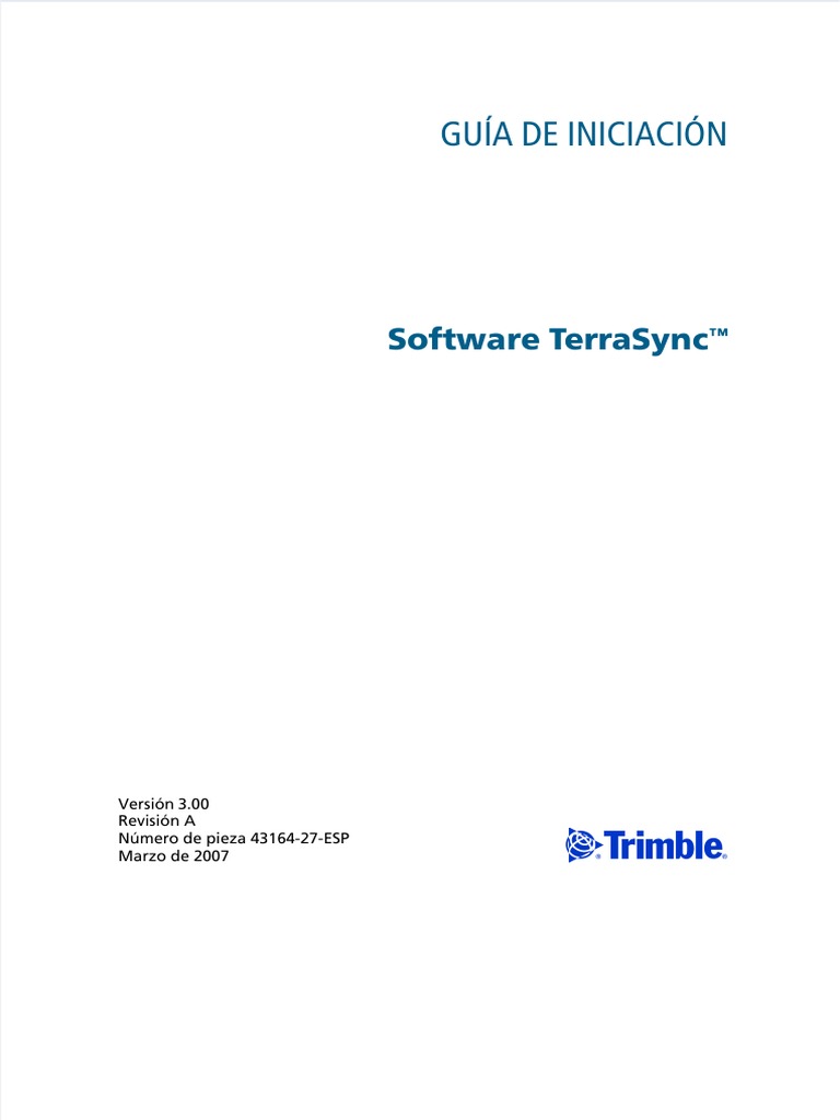 Guía de Iniciación: Software Terrasync | PDF | License | Patent