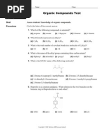 IUPAC Naming Practice Worksheets | PDF | Alkane | Methyl Group