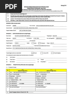 Borang PB1 BORANG BANTUAN AWAL PERSEKOLAHAN 2025 | PDF