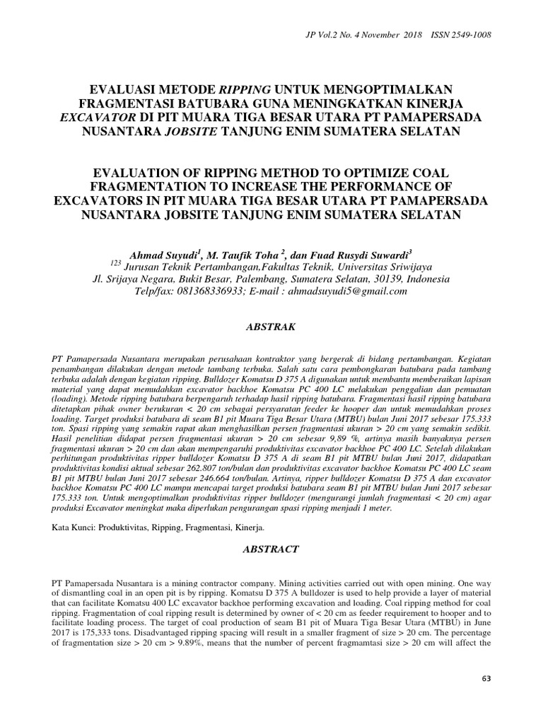 RIPPING METODE | PDF