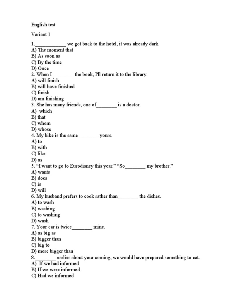 Analysis of an English Language Proficiency Test Containing Multiple ...