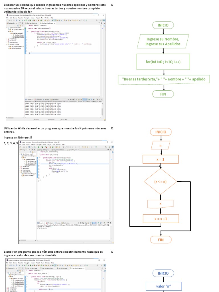 Java Diagrama de Flujo | PDF