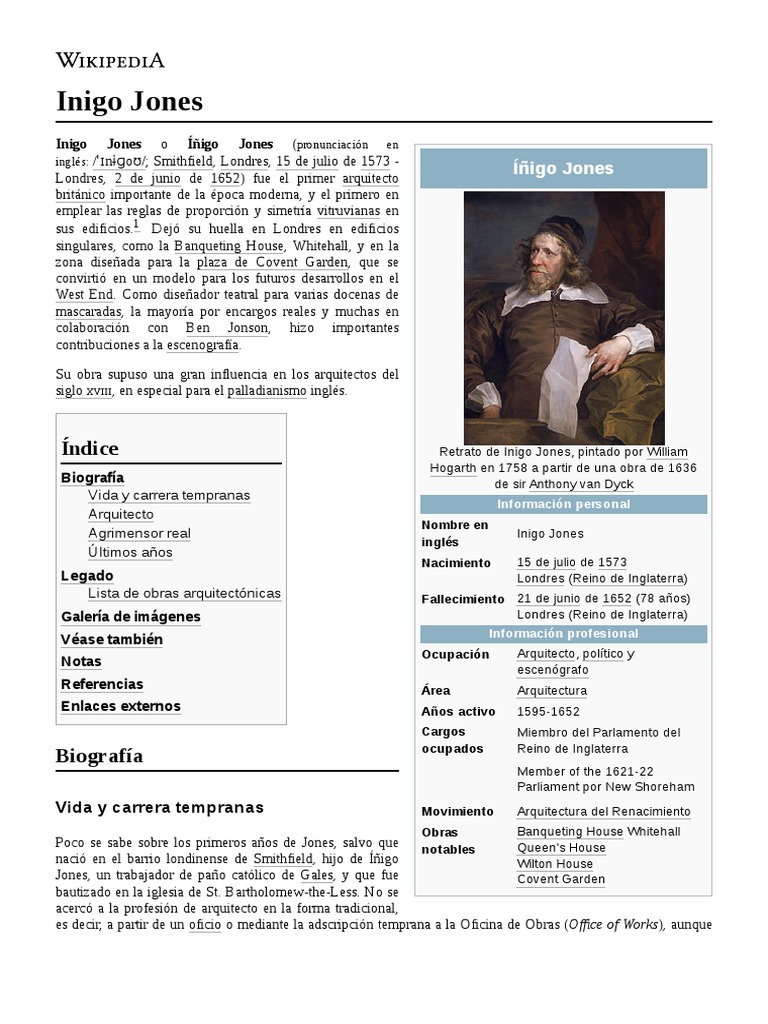 Inigo Jones | PDF | Arte | Historia