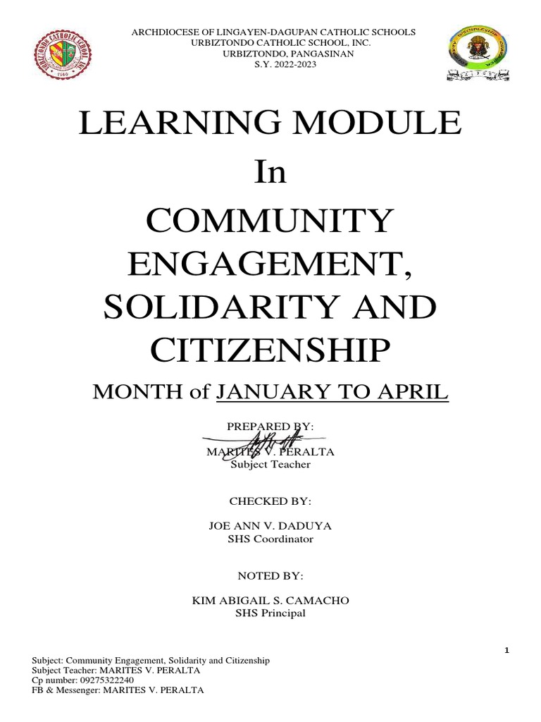 Cesc Module 1 2 | PDF | Community | Learning