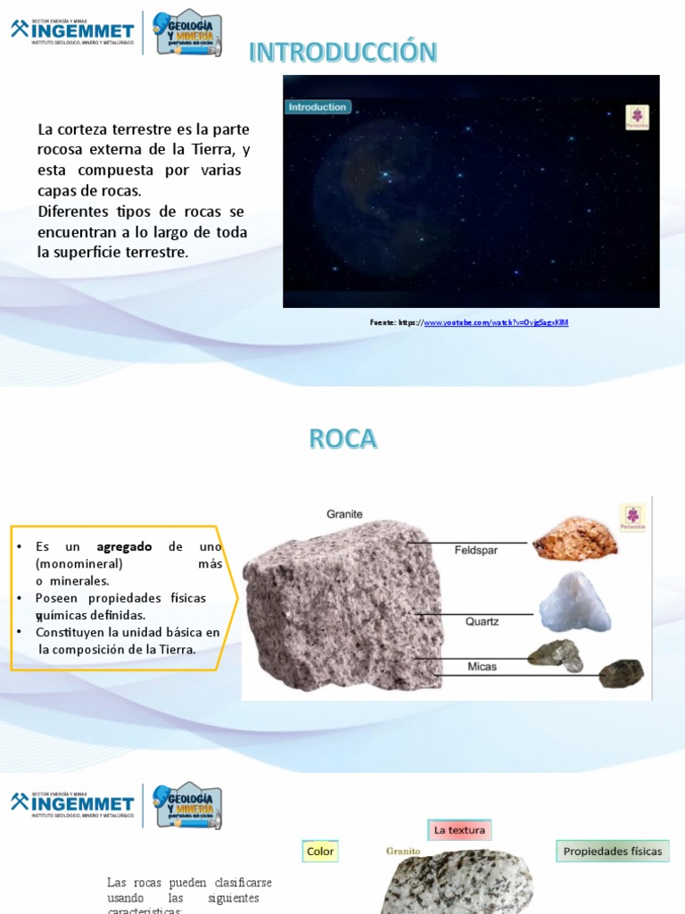 Las Rocas y Sus Nombres | PDF | Roca (geología) | Roca ígnea