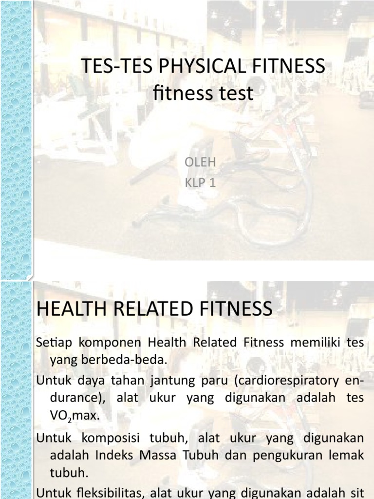 Tes-Tes Physical Fitness | PDF