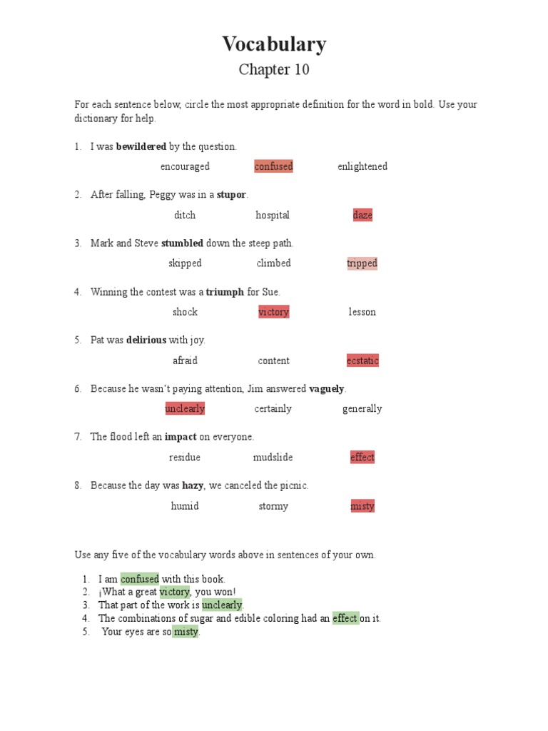 The Outsiders - Chapter 10 Reading Comprehension Task | PDF