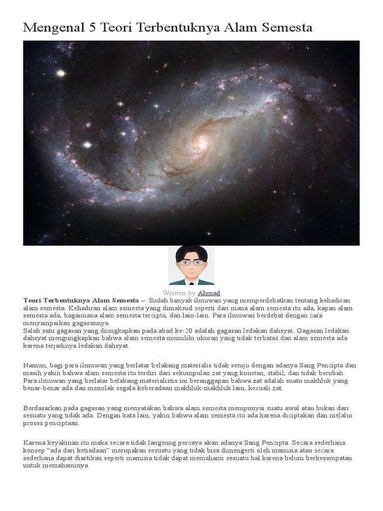 Mengenal 5 Teori Terbentuknya Alam Semesta | PDF