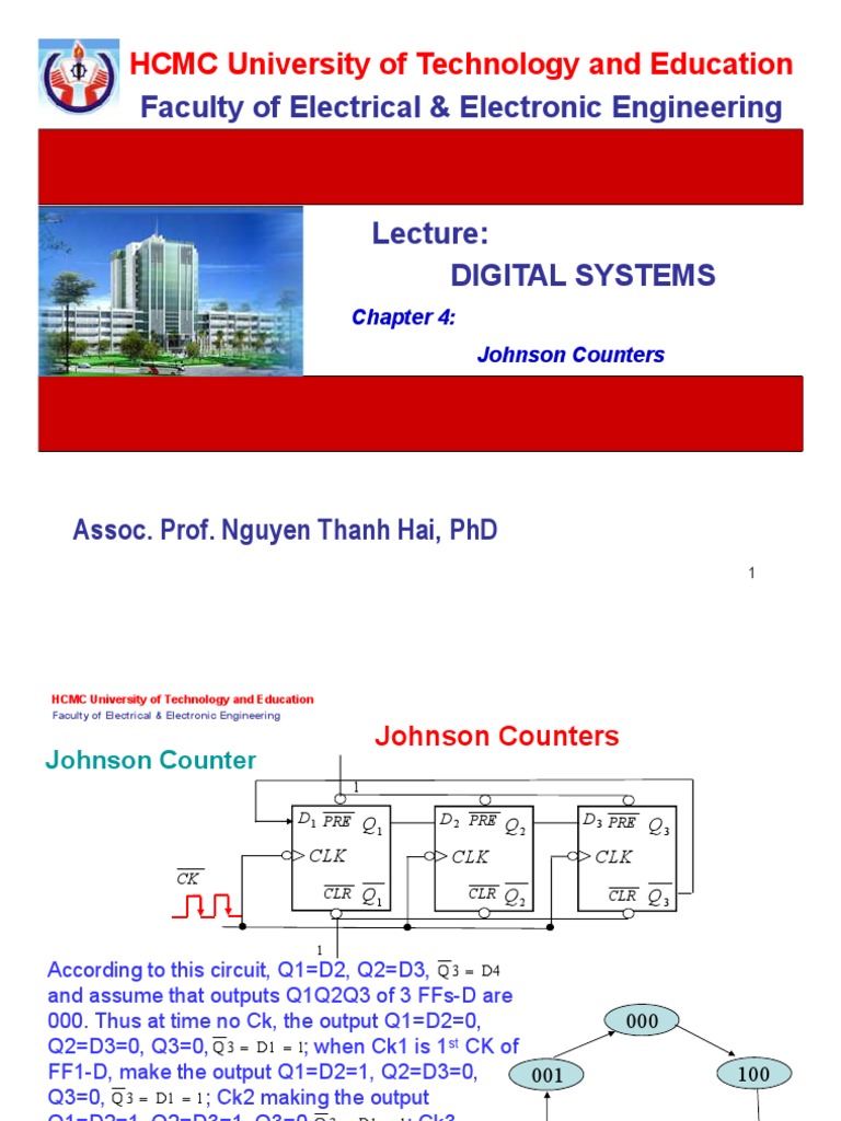 Chapter 4 - Johnson Counter | PDF | Electricity | Electrical Circuits