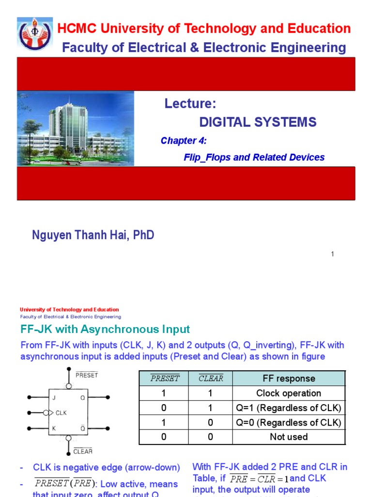 Chapter 3 Ex Ff Jk Asynchronous Input Pdf Digital Electronics Computing