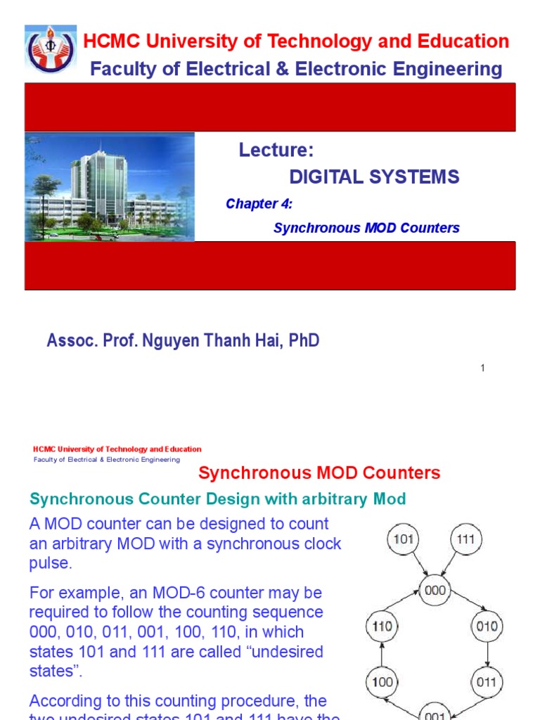 Chapter 4 - Synchronous MOD Counters | PDF | Mathematical Logic | Computing