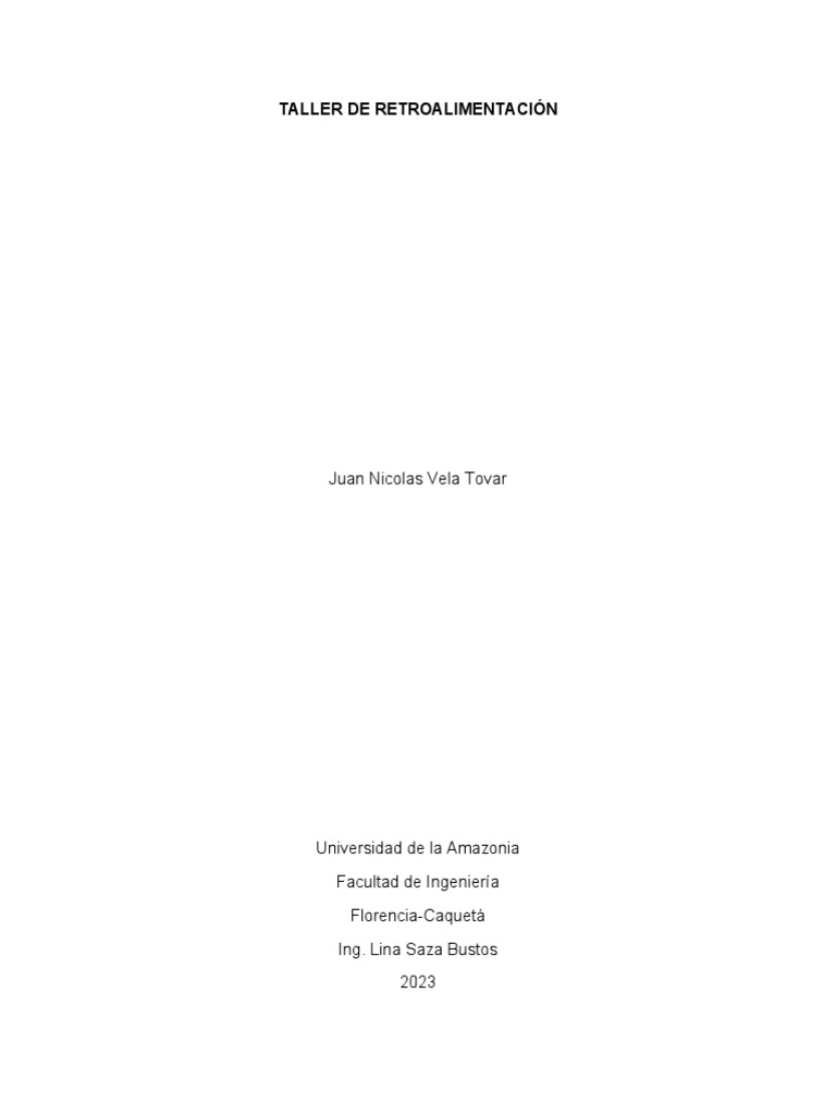 Taller de Retroalimentación | PDF | Software | Usabilidad