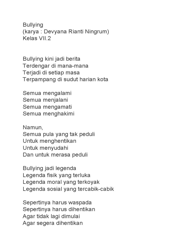 Kumpulan Puisi | PDF | Pengembangan Diri | Gaya Hidup