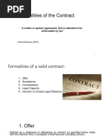 Contracts Exam Notes | PDF | Contractual Term | Offer And Acceptance