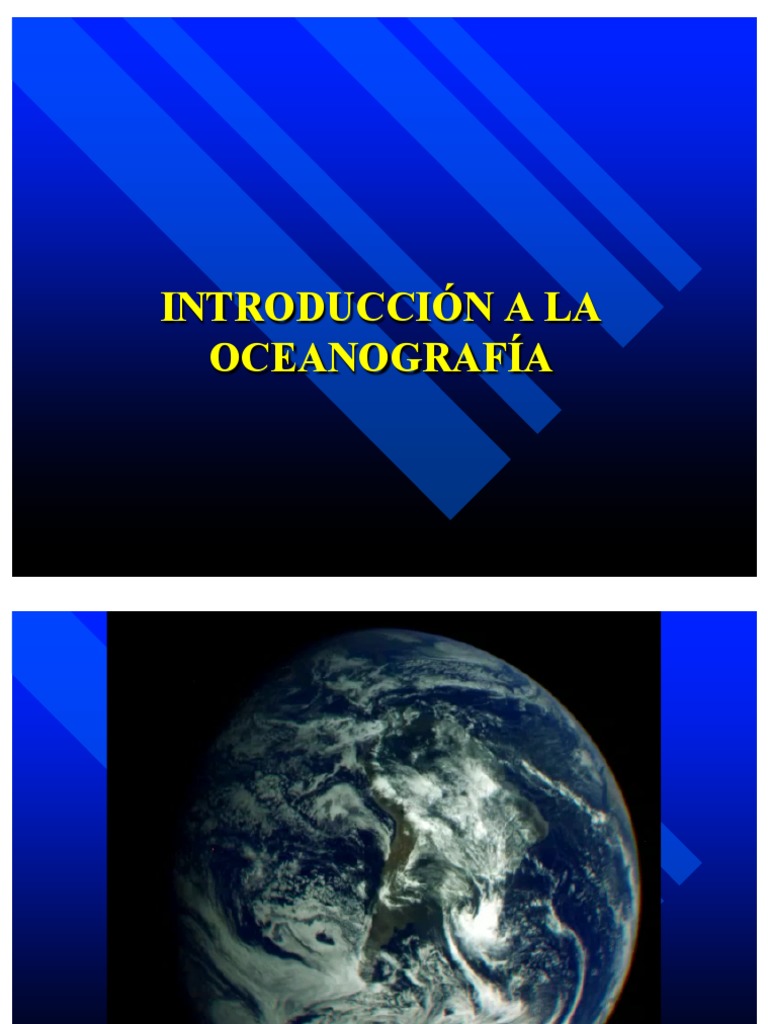 Introducción a la Oceanografía Moderna | PDF | Viajes y turismo ...