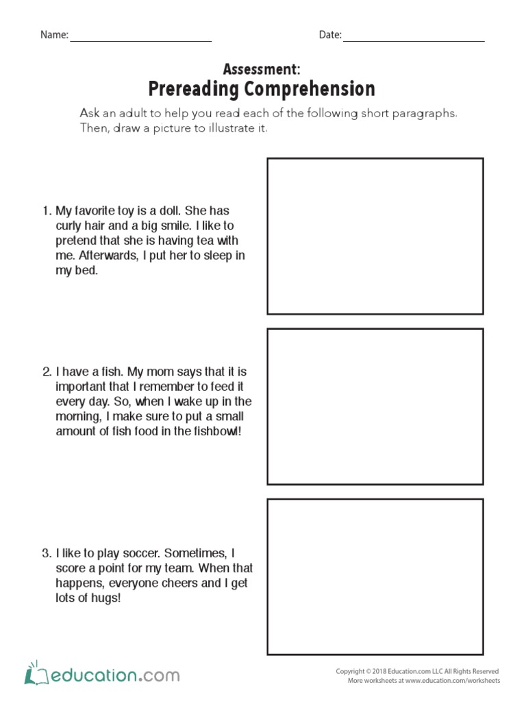 Comprehension Primary 1 | PDF