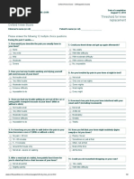 Tegner Lysholm Knee Scoring Scale Guide | PDF | Orthopedic Surgery | Knee