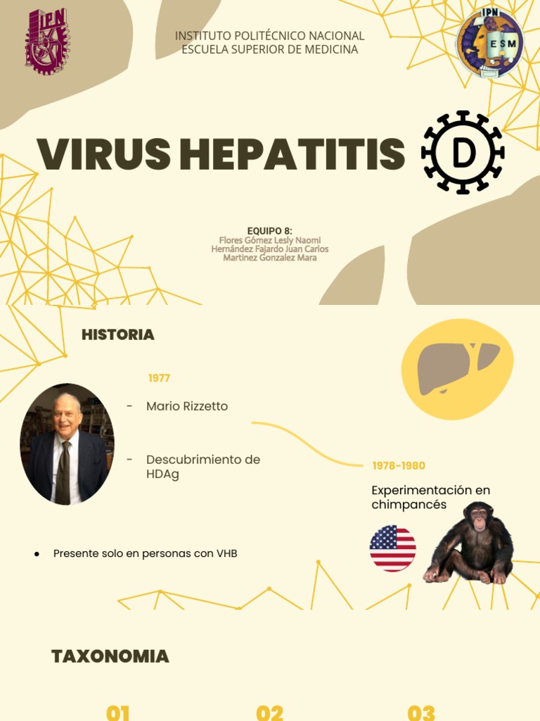Hepatitis D: Fisiopatología y Epidemiología | PDF | Hepatitis B | Virus