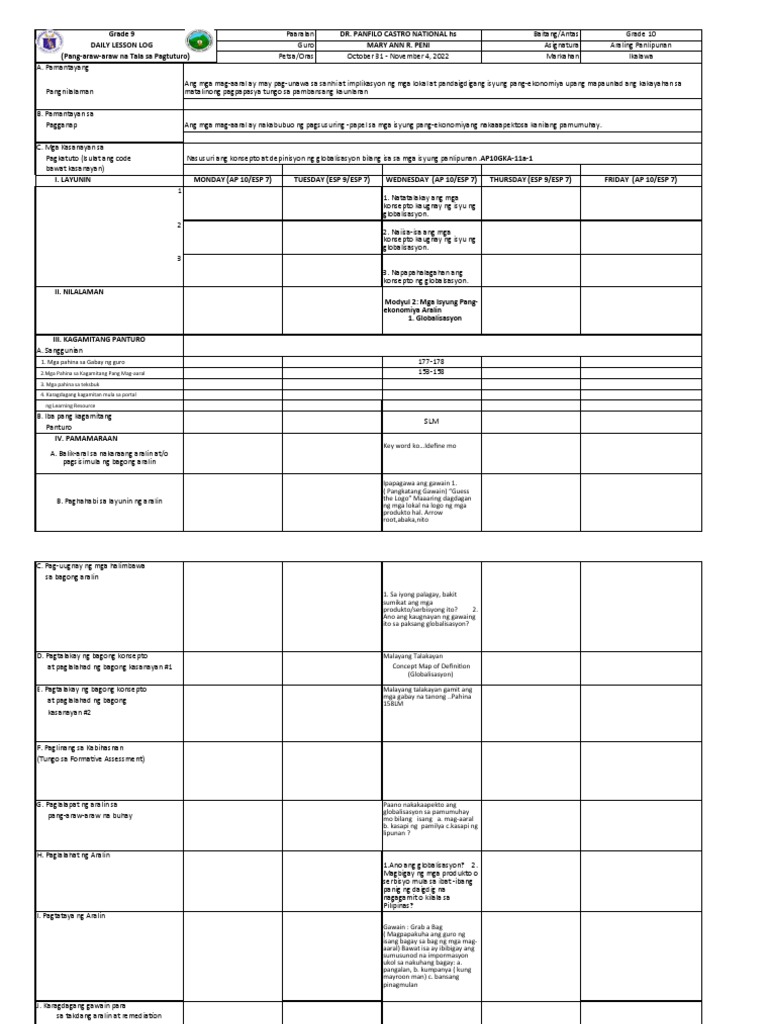 Mga Pahina Sa Gabay NG Guro | PDF