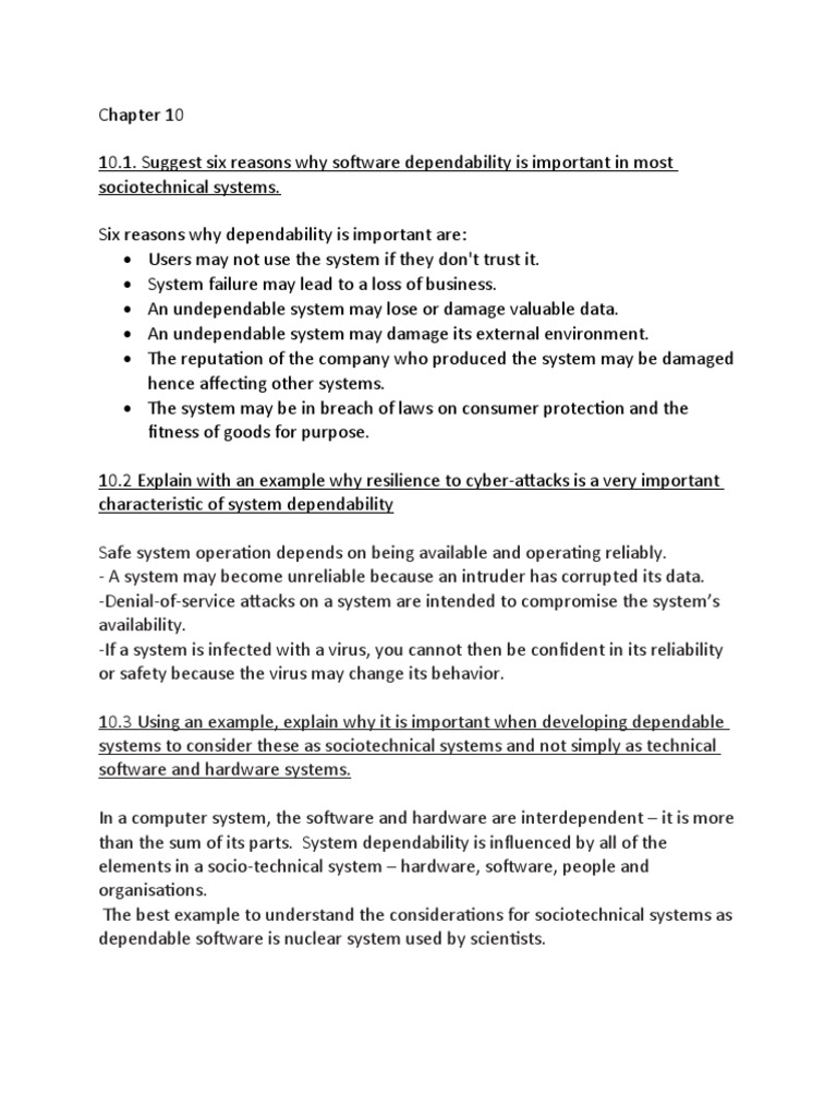 Chapter 10 | PDF | Formal Methods | Reliability Engineering