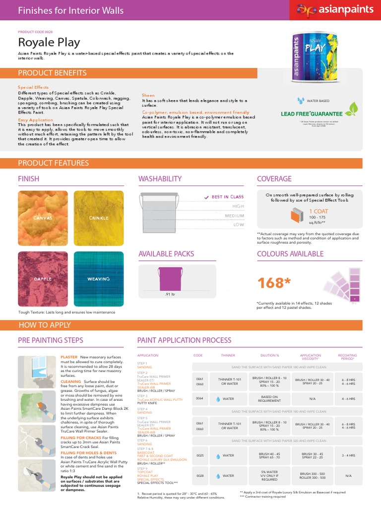 Royale Play Pg5 - PIS | PDF | Paint | Industrial Processes