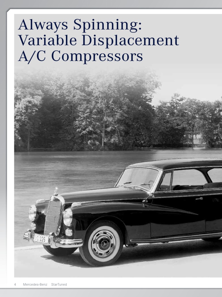 Variable Displacement AC Compressors | PDF | Air Conditioning | Valve