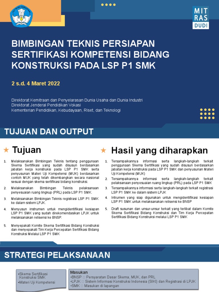 Skenario Pelaksanaan Bimtek | PDF