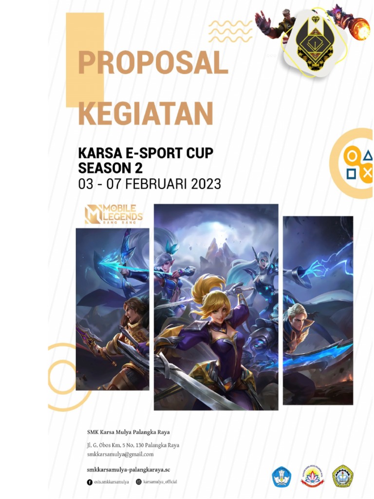 Proposal Kegiatan Karsa Esport Tournament 2023 | PDF