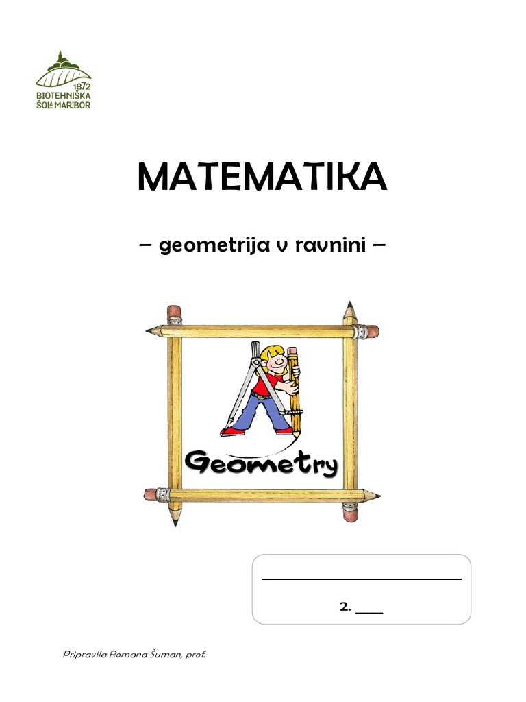 Matematika: - Geometrija V Ravnini | PDF