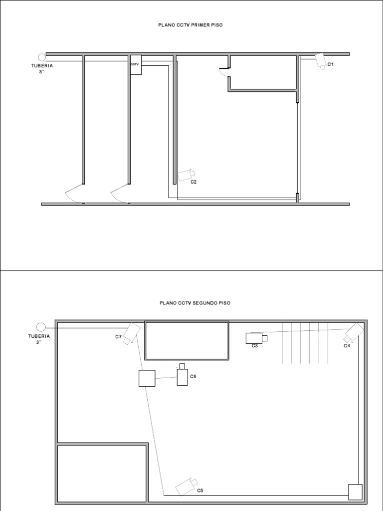 Plano CCTV Primer Piso | PDF