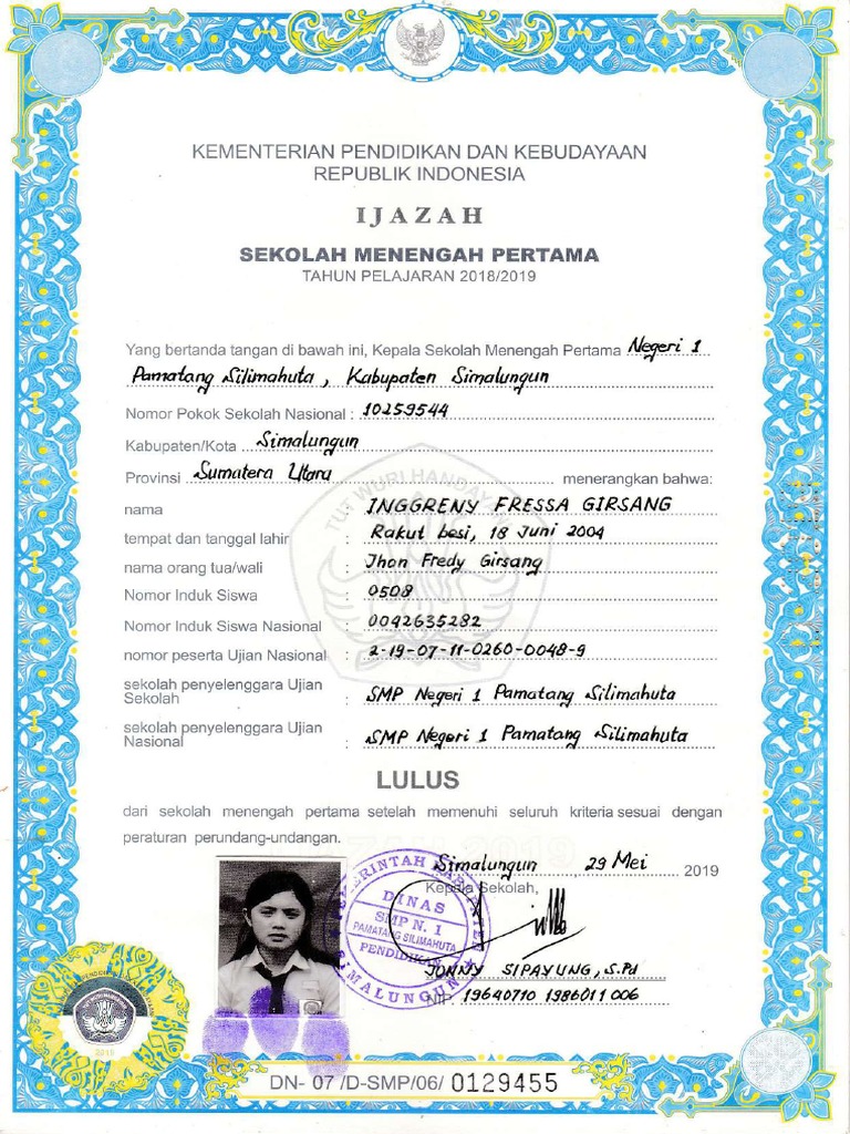 Izasah SMP - 100 MB | PDF