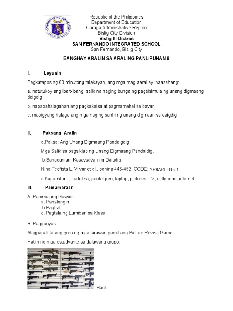 Lesson Plan AP 8 | PDF