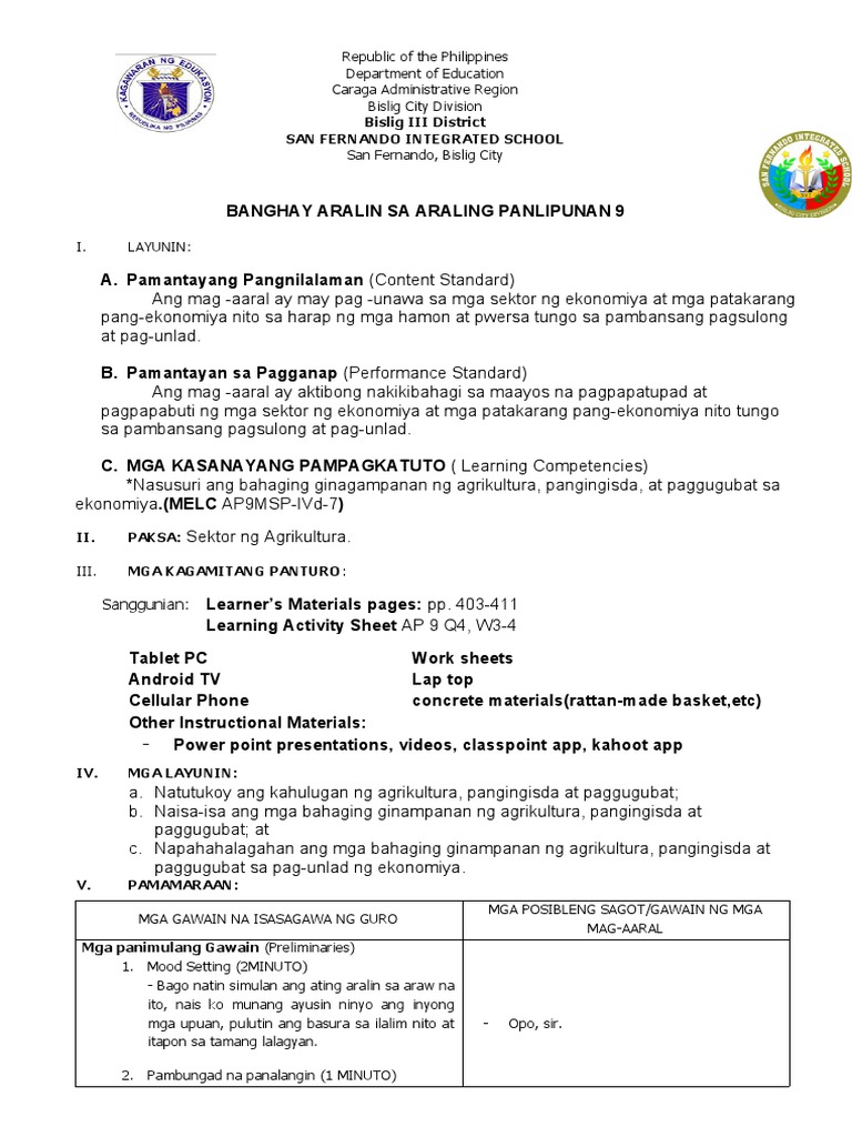Cot 2 Ap9 q4 Sam2022 | PDF
