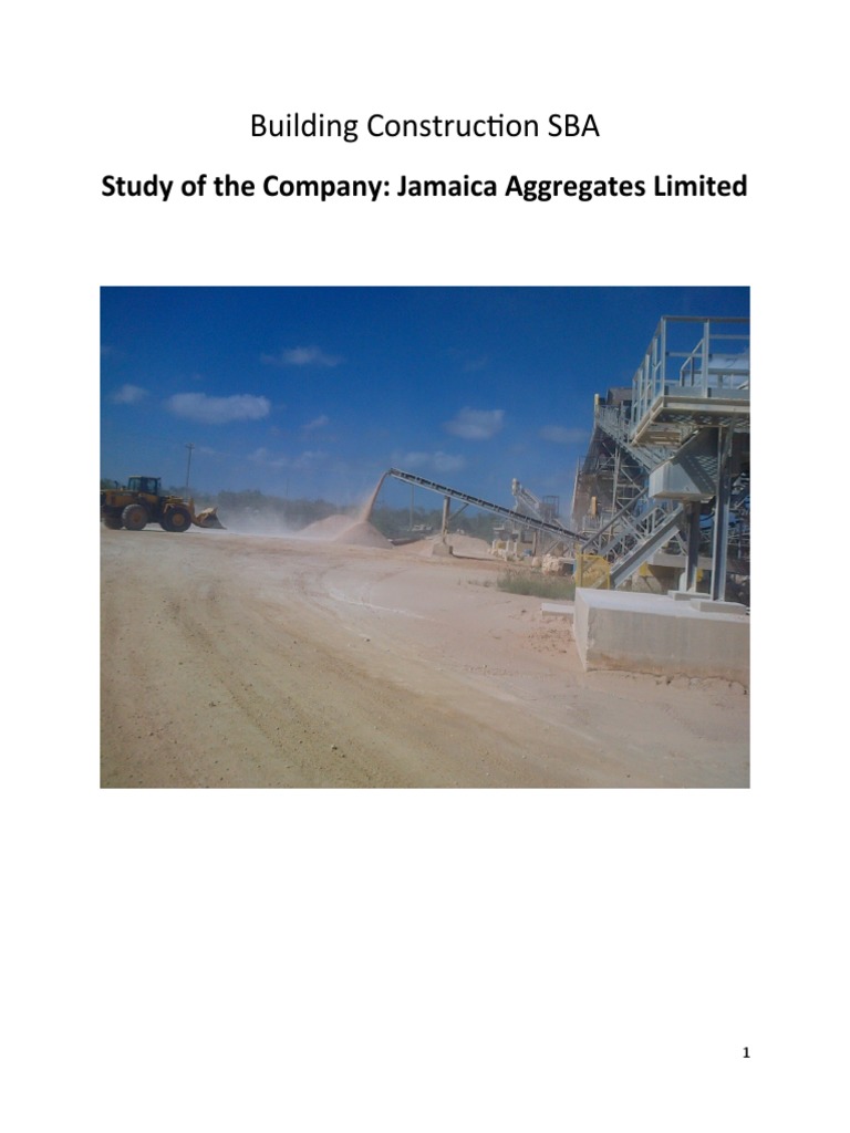 Organization of A Company Sample | PDF | Concrete | Construction Aggregate
