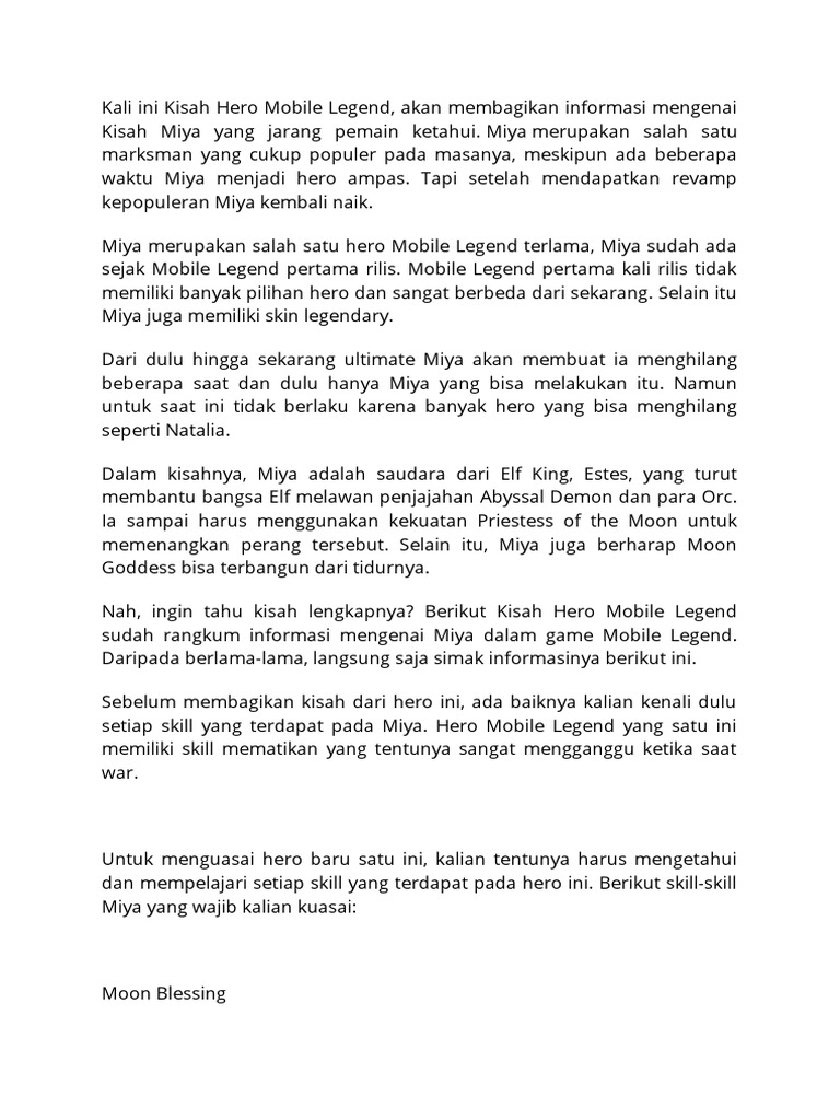 Miya | PDF | Dewasa Muda