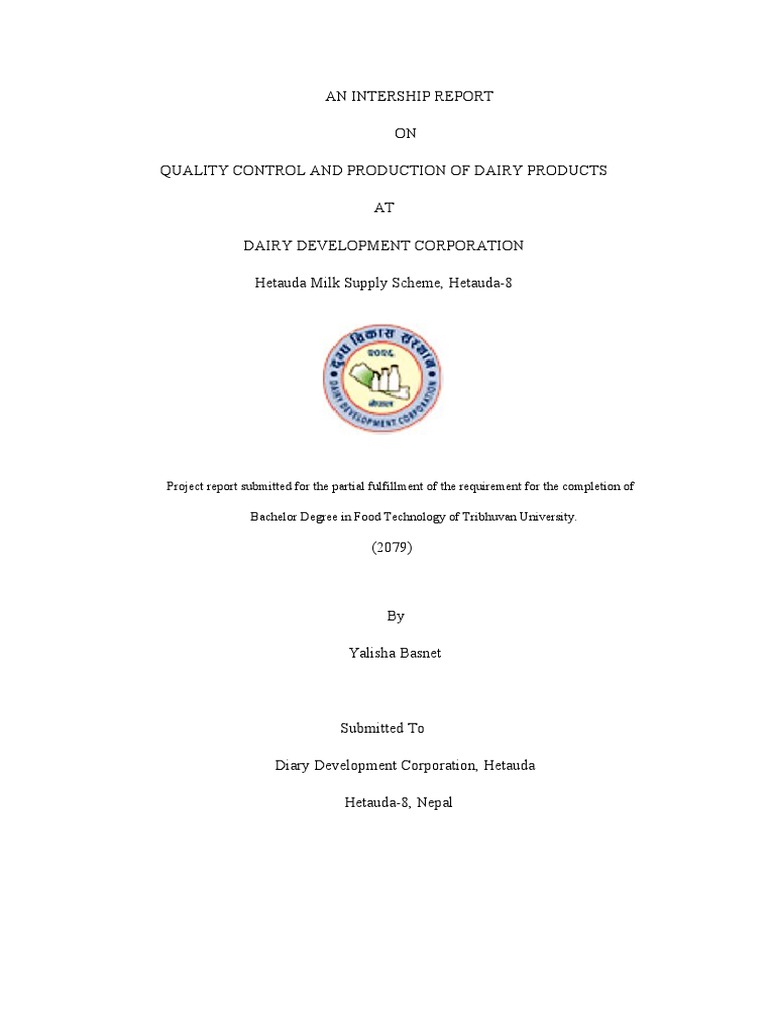 DDC-hetauda New | PDF | Butter | Milk