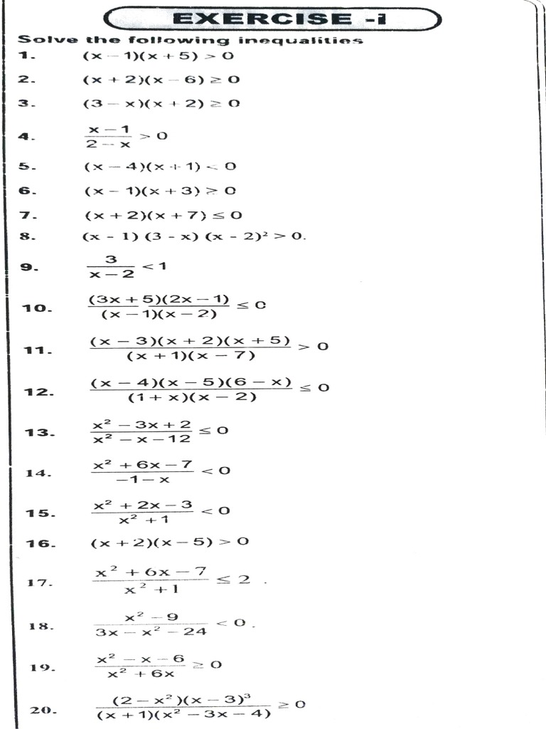 Basic Maths Wavy Curve Method | PDF