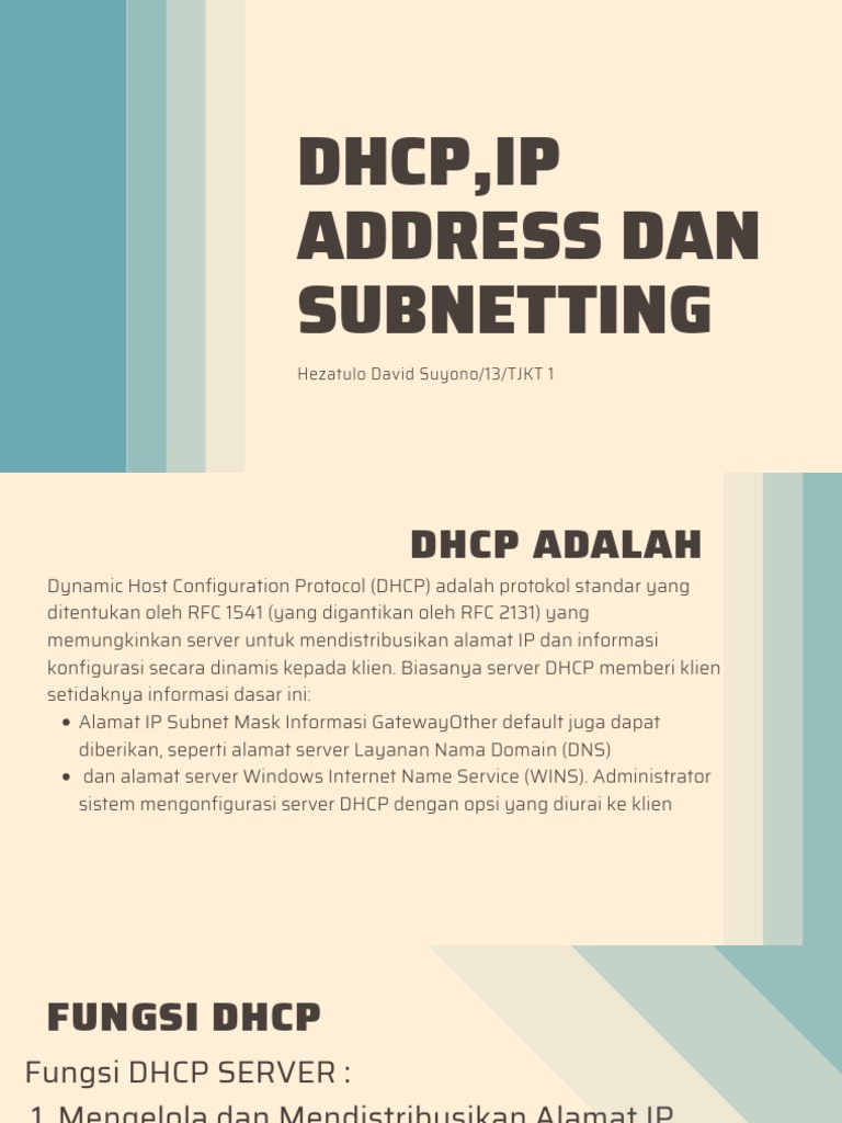 Materi dhcp | PDF