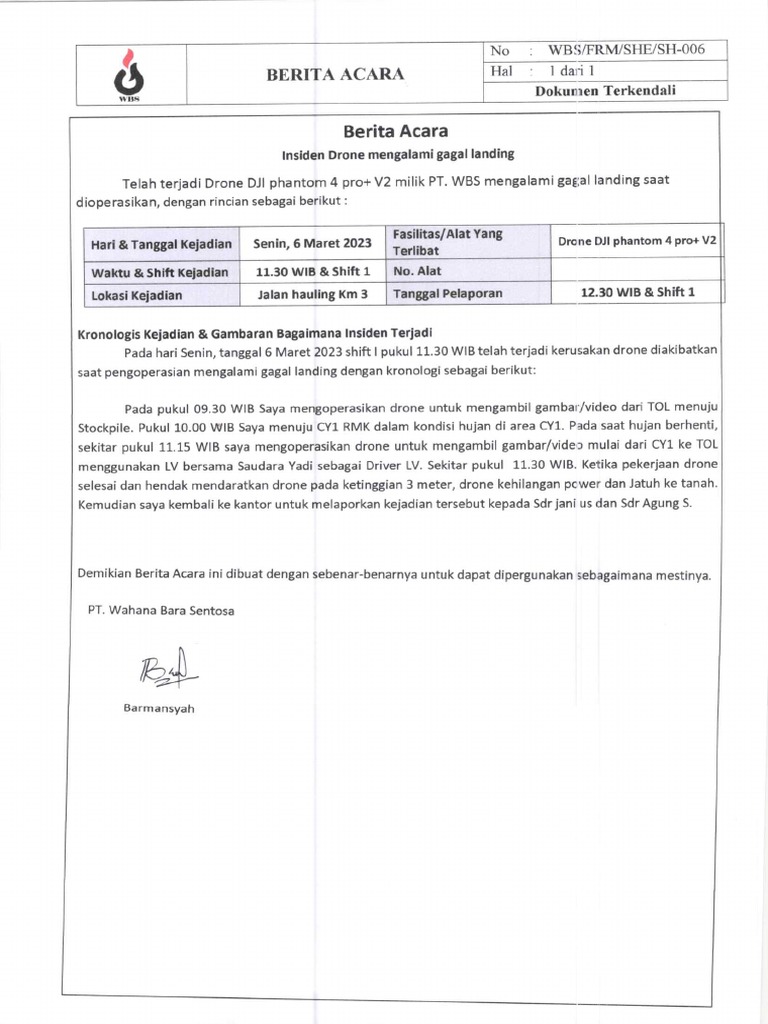 BA Insiden Drone | PDF