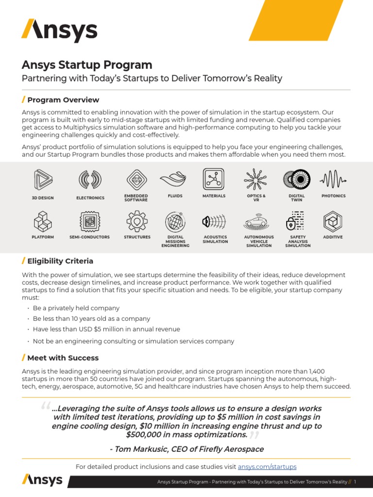 Startup Program Program Flier | PDF | Simulation | Startup Company