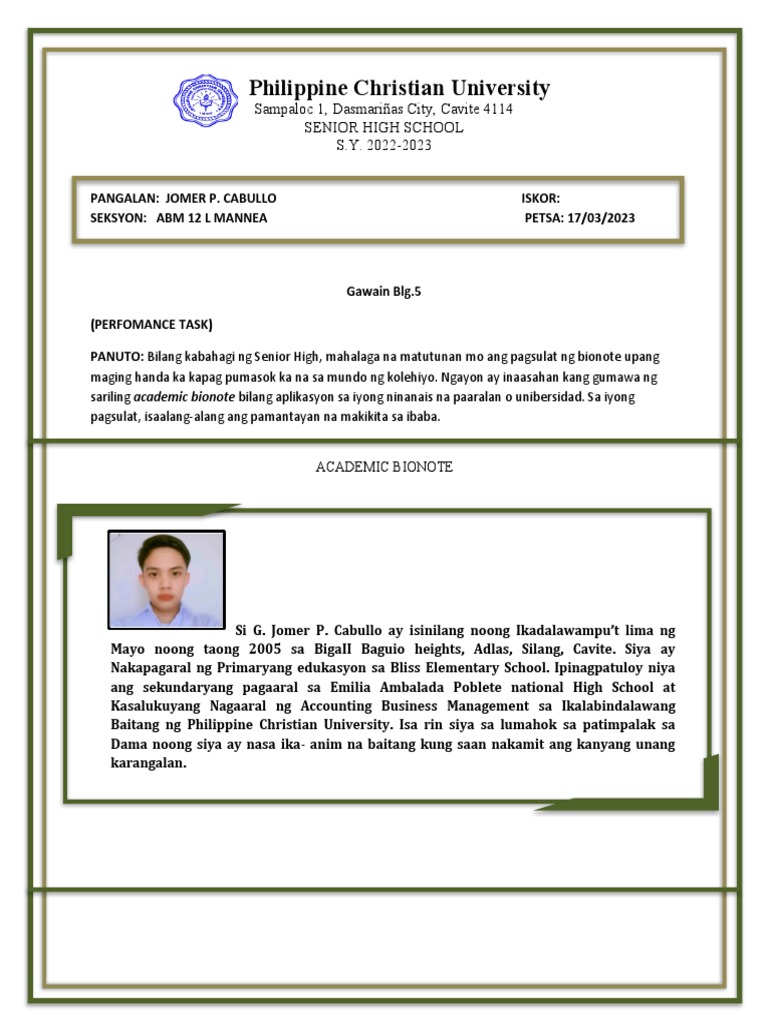 ANSWERSHEET | PDF