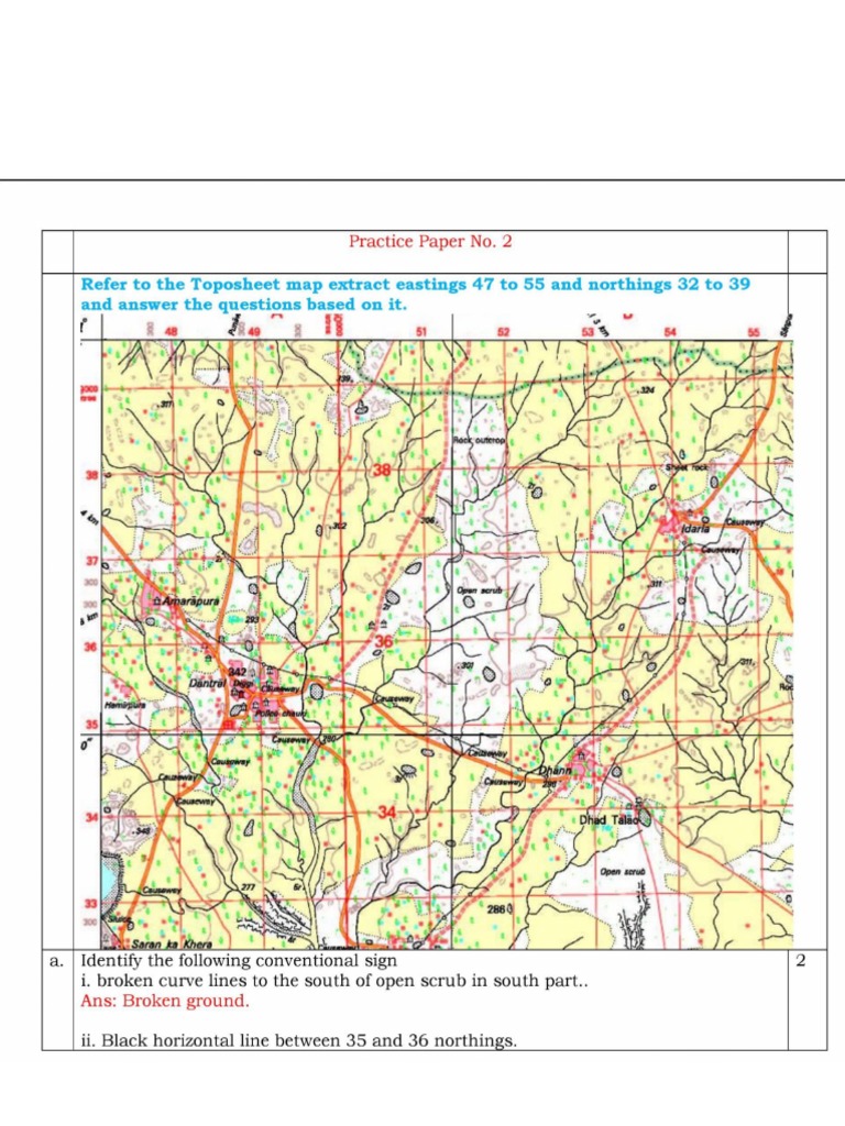 Topo Sample Paper6 | PDF