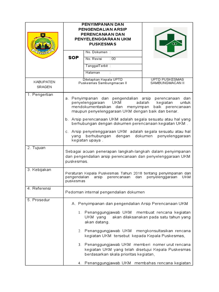 Sop Pengendalian | PDF