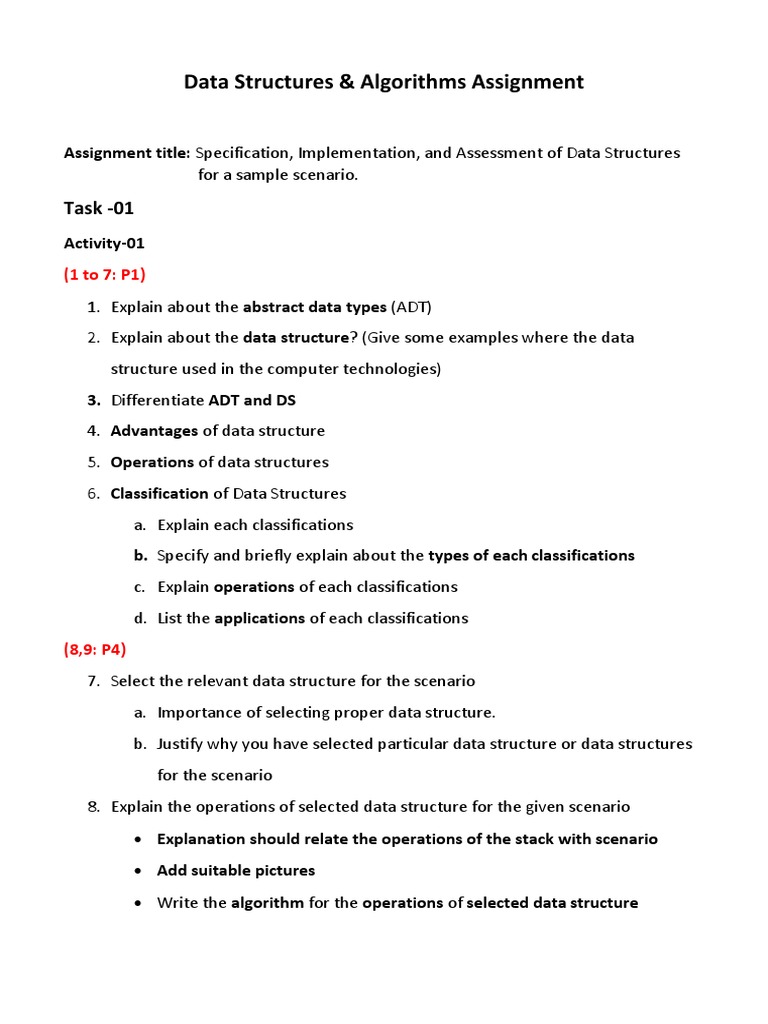 DSA - Assignment All Tasks | PDF | Queue (Abstract Data Type) | Data ... DSA - Assignment All Tasks | PDF | Queue (Abstract Data Type) | Data ...