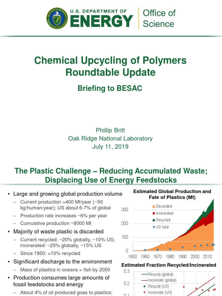 Chemical Upcycling of Polymers - 1115 - Britt - BESAC - Chemical - Upcycling - of - Polymers ...